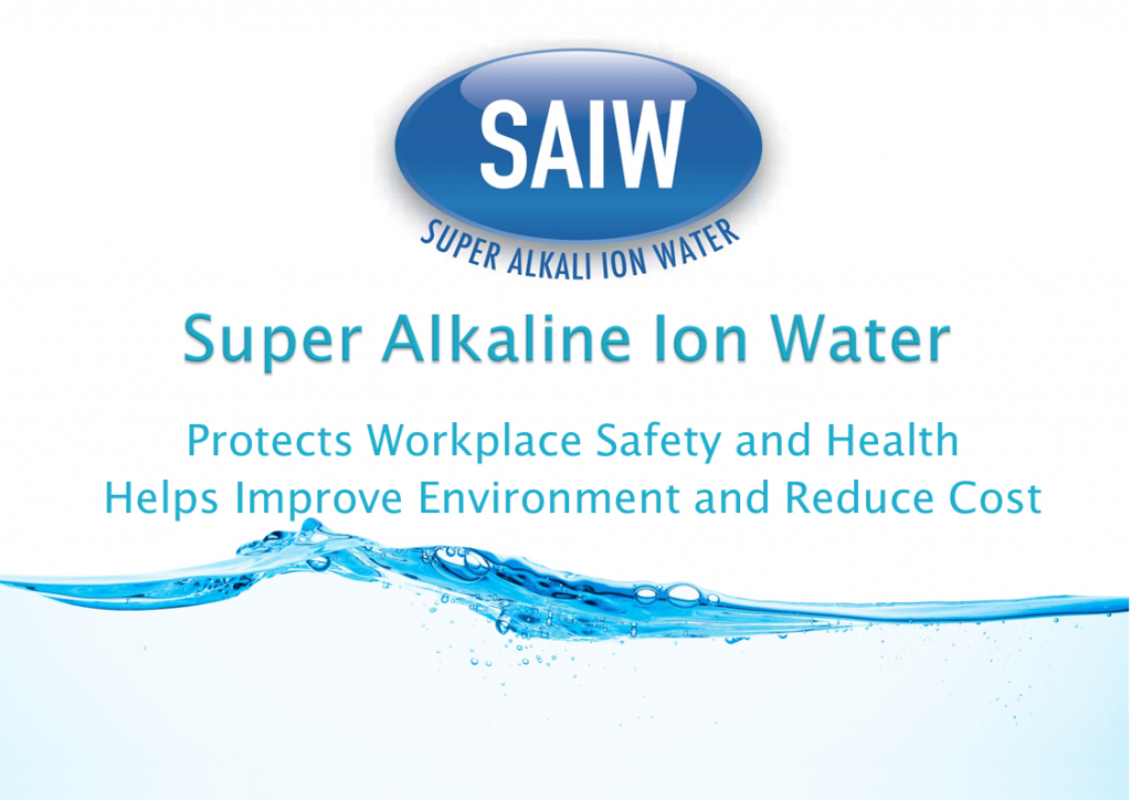 Super Alkaline Ionized Water (SAIW) reduce costs | ECMS LTD.